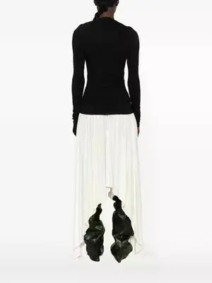 ENTIRE STUDIOS Draped Long-sleeve Top