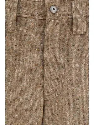 Brunello Cucinelli Tailored Wool-blend Pants - Cream