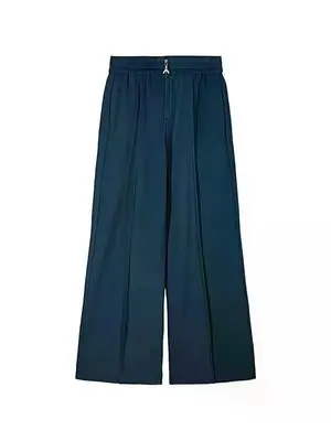 Patrizia Pepe Teal Wide-leg Trousers