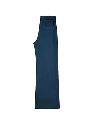 Patrizia Pepe Teal Wide-leg Trousers