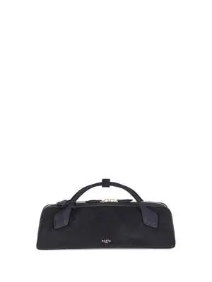 Alaïa Le Teckel Goat Leather Clutch - Black