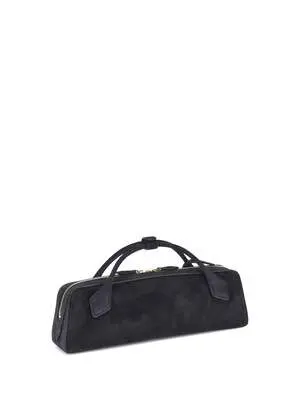 Alaïa Le Teckel Goat Leather Clutch - Black