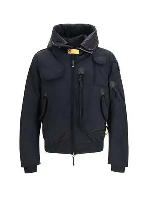 PARAJUMPERS Gobi Bomber Jacket With Hood - Black