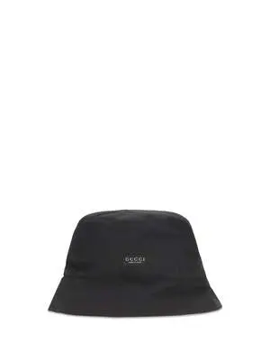 Gucci Cotton Canvas Bucket Hat - Black