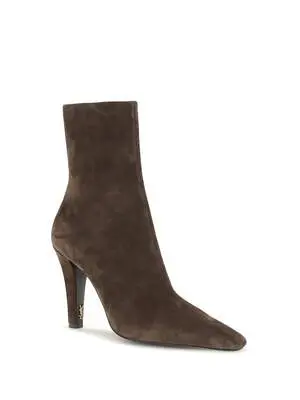 Saint Laurent Jill Suede Ankle Boots