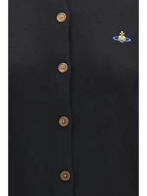 VIVIENNE WESTWOOD Bea Wool Cardigan - Black