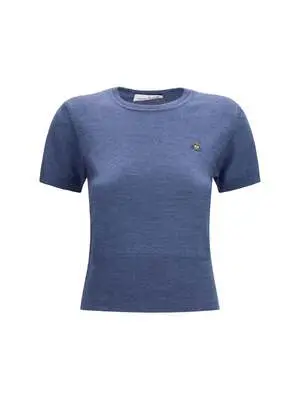 VIVIENNE WESTWOOD VIVIENNE WESTWOOD Bea Wool Top Blue