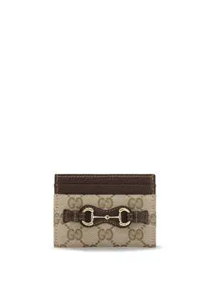 Gucci Horsebit Cardholder - Brown