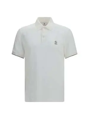 Brunello Cucinelli Cotton Polo - White