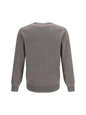 Brunello Cucinelli Cashmere Crew Neck Sweater - Gray