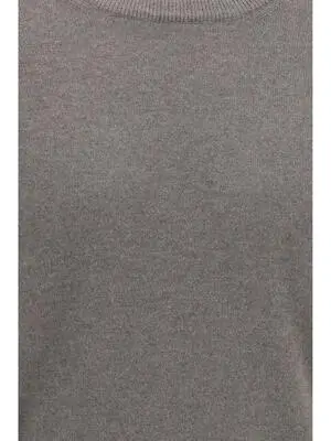 Brunello Cucinelli Cashmere Crew Neck Sweater - Gray