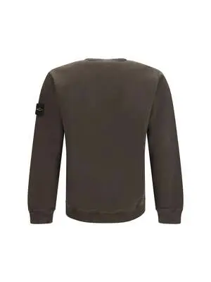 Stone Island Crewneck Cotton Sweatshirt