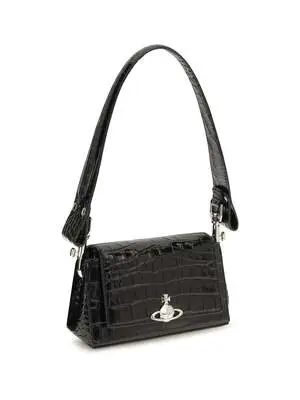 VIVIENNE WESTWOOD Hazel Shoulder Bag - Black