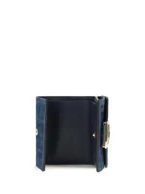 Fendi Trifold Wallet With Ff Monogram In Jacquard