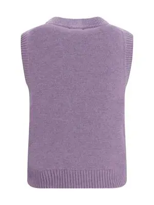 GANNI Teddy Alpaca And Wool-blend Vest