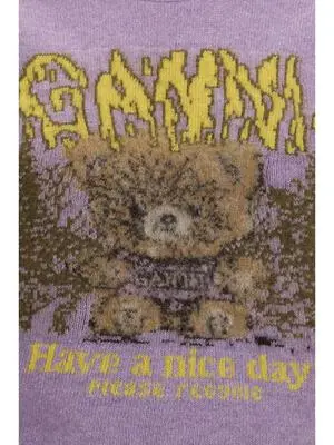 GANNI Teddy Alpaca And Wool-blend Vest