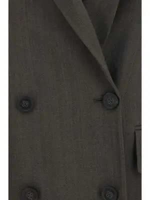 GOLDEN GOOSE Double-breasted Blazer With Drawstring
