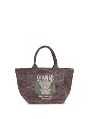 GANNI Teddy Tote Bag - Multicolor