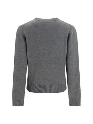 GANNI Teddy Wool Crewneck Sweater