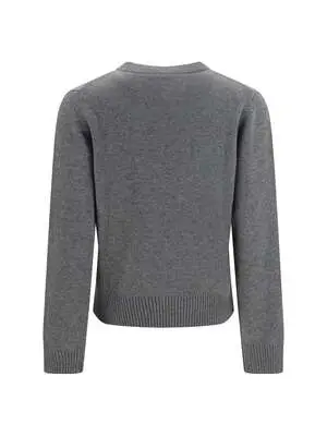 GANNI Teddy Wool Sweater - Gray