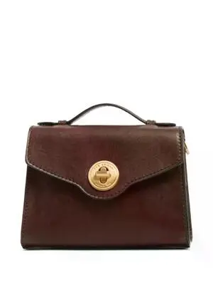 THE BRIDGE Leather Tote Bag - Brown