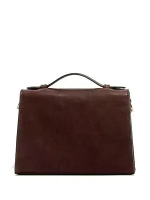 THE BRIDGE Leather Tote Bag - Brown