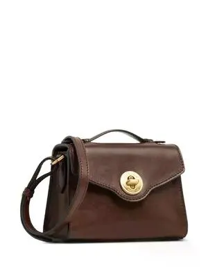 THE BRIDGE Leather Tote Bag - Brown