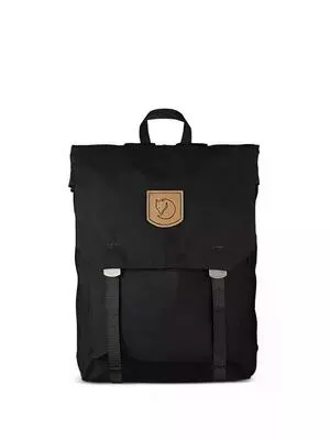 Fjallraven Foldsack No. 1 Backpack With Logo Patch - Black