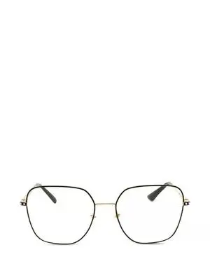 JIMMY CHOO Geometric Frame Eyeglasses - Black