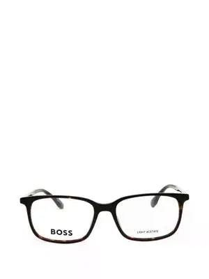 BOSS Rectangle-frame Glasses - Brown