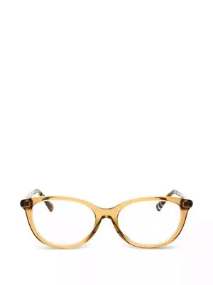 Burberry BURBERRY Oval Frame Glasses Neutrals