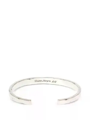 TWOJEYS Hammered-effect Cuff Bracelet