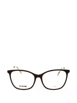 Moschino Rectangle-frame Glasses - Brown
