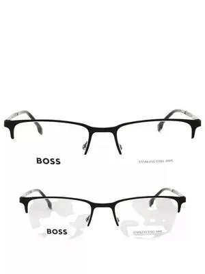 BOSS Rectangular Eyeglasses - Black