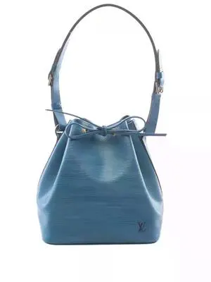 LOUIS VUITTON 1995 Epi Petit Noe Bucket Bag - Blue