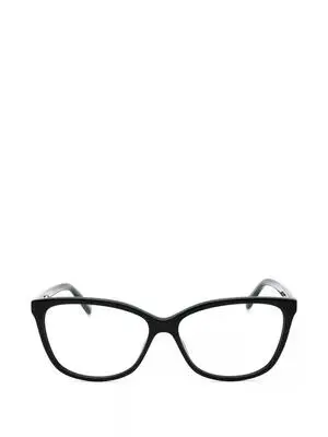 Moschino Rectangle Frame Eyeglasses - Black