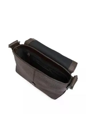 THE BRIDGE Manfredi Leather Messenger Bag