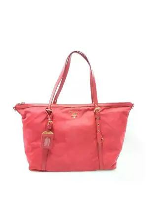 Prada 2000s Buckled Tote Bag