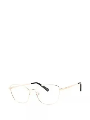 Moschino Cat Eye Eyeglasses - Gold