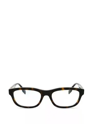 Burberry Rectangular Frame Eyeglasses - Brown