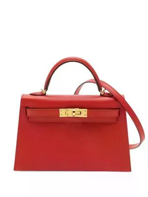 Hermès Mini Kelly Ii Sellier Cross Body Bag - Red