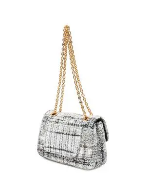 MISSONI Caperdoni Check Knitted Shoulder Bag