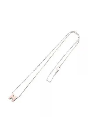 Hermès Mini Pop H Necklace - Silver