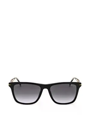 DB EYEWEAR BY DAVID BECKHAM Rectangle Frame Sunglasses - Black