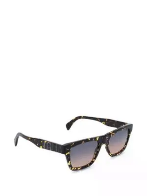 Paul Smith Tortoiseshell-effect Rectangle-frame Sunglasses - Brown