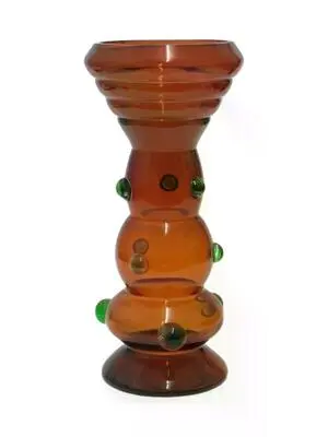 ENZO DE GASPERI Beaded Crystal Vase