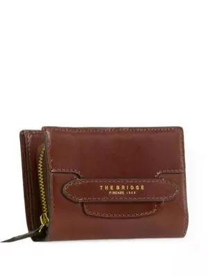 THE BRIDGE Logo-print Leather Wallet - Brown