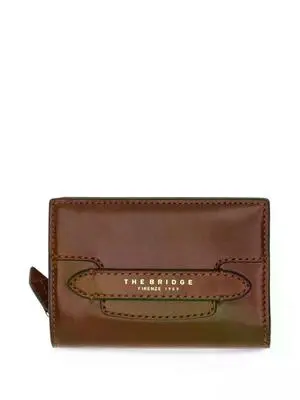 THE BRIDGE Logo-print Leather Wallet - Brown