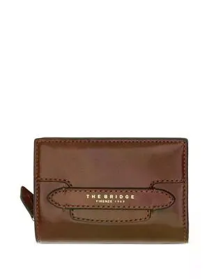 THE BRIDGE Logo-print Leather Wallet - Brown