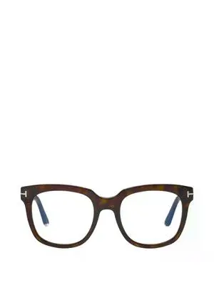 TOM FORD Square Frame Eyeglasses - Brown